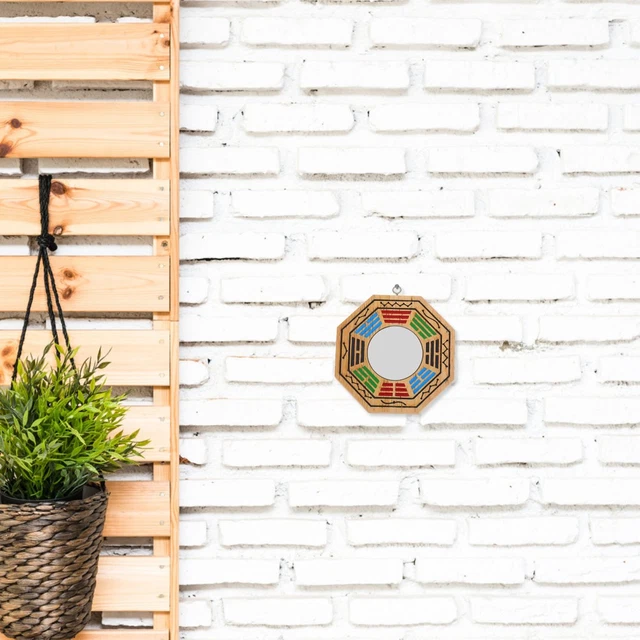 BAGUA REFLECTOR CHINESE Protect The House Symbol Blessing Decoration ...