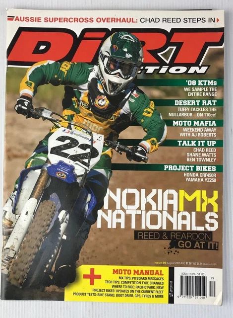 DIRT ACTION BIKE magazine Issue 99 Aug 2007 £8.95 - PicClick UK