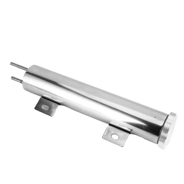 EXPANSION RECOVERY OVERFLOW Tank 2x10in Stainless Steel Radiator ...