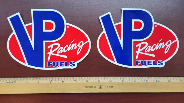 LOT OF 2 VP Racing FUELS Large IMSA NHRA AMA Motocross 7"x5" Official ...