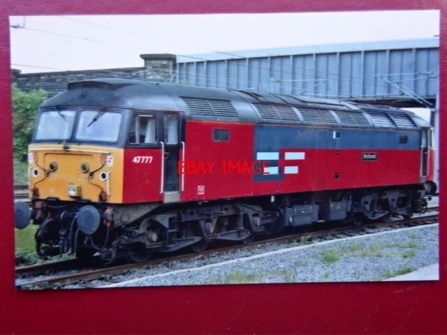 PHOTO BR Class 47 Loco No 47777 Nr Preston Station £2.00 - PicClick UK