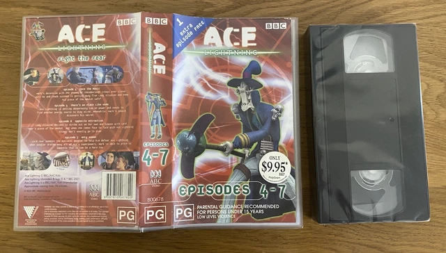 ACE LIGHTNING VHS NEW & Sealed Tape Episodes 4 - 7 PAL BBC Video £24.98 ...