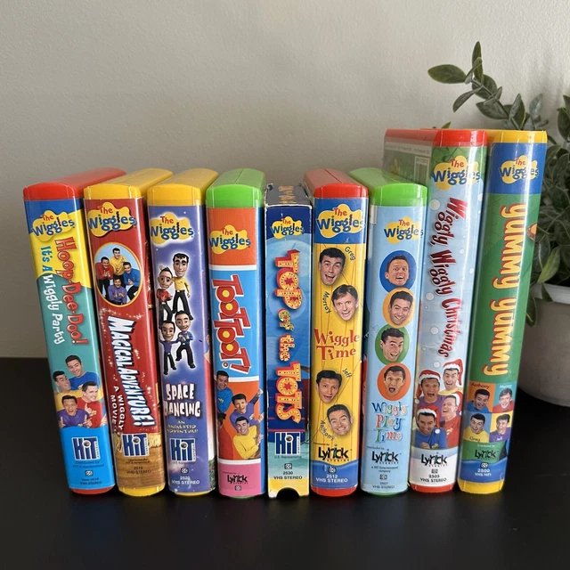 LOT 9 THE Wiggles VHS Jeff Clamshell Magical Adventure Space Dancing Toot Tots £44.43 - PicClick UK