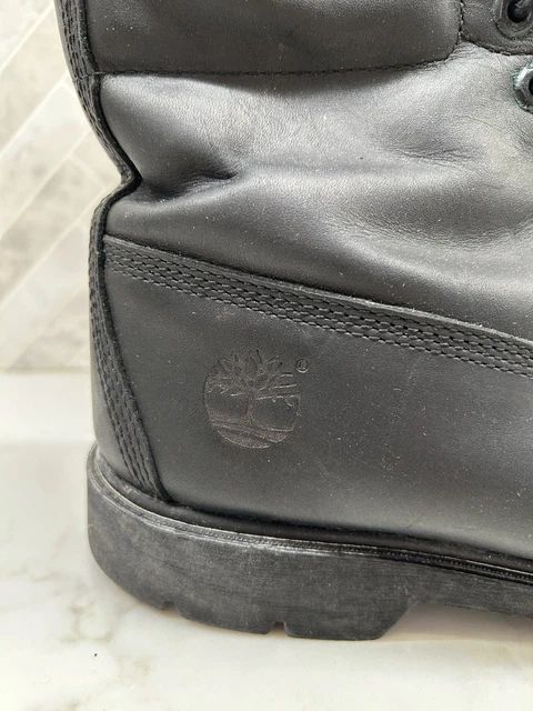 TIMBERLAND PREMIUM 6 Inch Waterproof Boots Men's 10.5 Black Leather ...