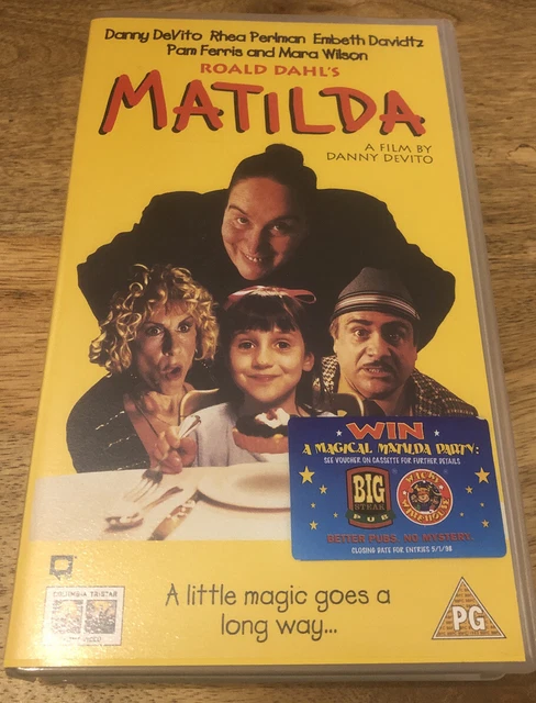 ROALD DAHLS MATILDA - VHS Video Tape EUR 3,51 - PicClick IT