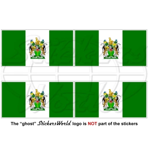RHODESIA RHODESIAN FLAG 1968-1979, 50mm Vinyl Bumper-Helmet Stickers ...