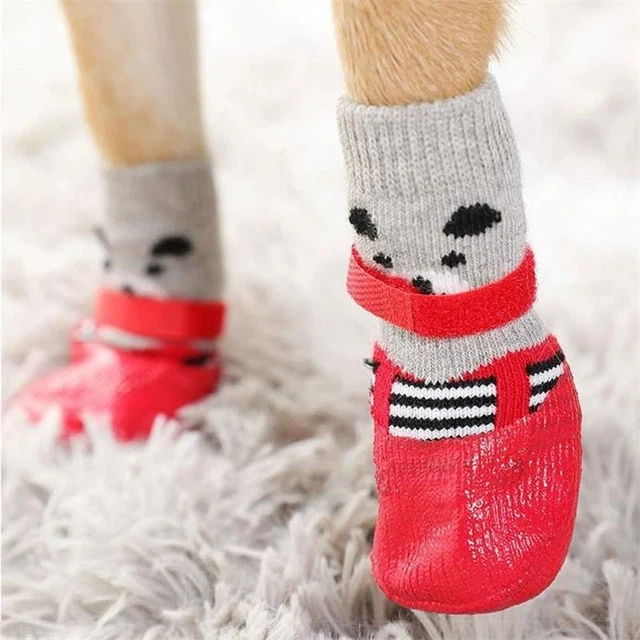 PET DIPPING SOCKS, Small and Medium-sized Dog Foot P-ads U1V9 $11.25 ...