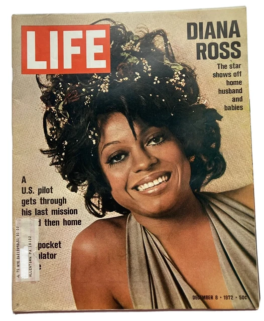 LIFE MAGAZINE DECEMBER 8 1972 Issue Volume 73 Number 23 Diana Ross US ...