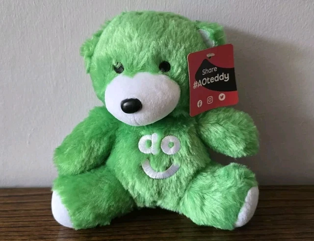 AO GREEN 5& Soft Plush Toy Teddy Bear £6.51 - PicClick UK