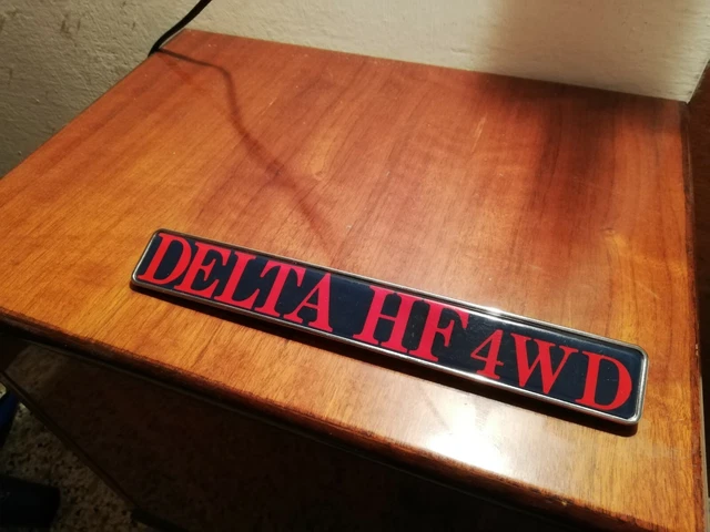 BADGE STEMMA LOGO Lancia Delta Hf 4wd EUR 140,00 - PicClick IT