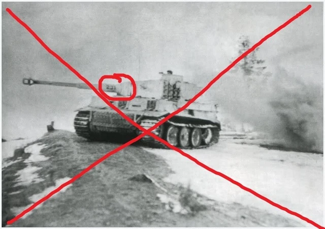 FOTO/PHOTO 685,PANZER,TANK, WW2, Tiger 231, s.Pz.Abt 505, Wintertarn ...