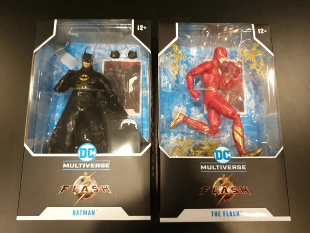 BATMAN (KEATON) & The FLASH (Miller) DC Multiverse McFarlane Toys 7 ...