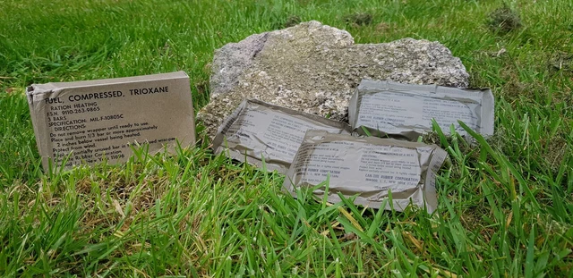 GENUINE VIETNAM WAR Us Army Trioxane Compressed Fuel-Perfect For ...