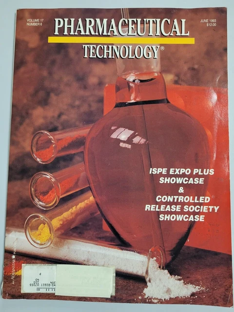 PHARMACEUTICAL TECHNOLOGY (JUNE 1993) Pre-Owned USA English Magazine VG ...