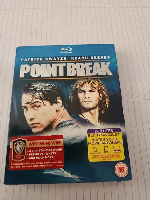 POINT BREAK BLU-RAY Patrick Swayze, Keanu Reeves NEW Fast Post £9.99 - PicClick UK