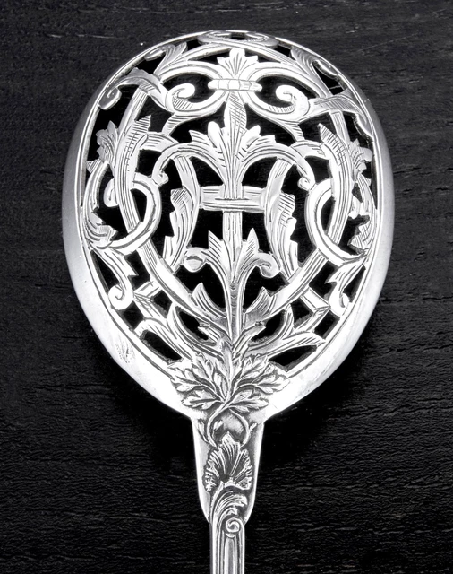 SOUFFLOT : SERVICE à Foie / Gras Hors d'Oeuvre en Argent massif St ...