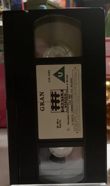 GRAN VHS 80S Cult Childrens TV Castle Vision 12 Classic Episodes Vtg 60 ...