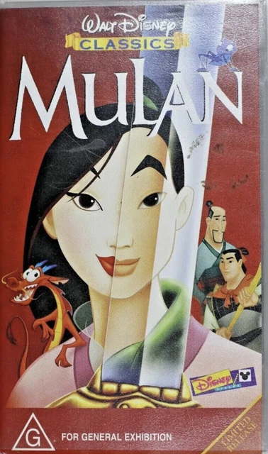 WALT DISNEY'S MULAN - VHS Video $8.00 - PicClick AU WALT DISNEY'S MULAN - VHS Video $8.00 - PicClick AU