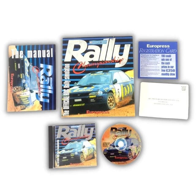 RALLY CHAMPIONSHIP RAC Rally Sim 1996 PC Racing Game Complete in Big ...