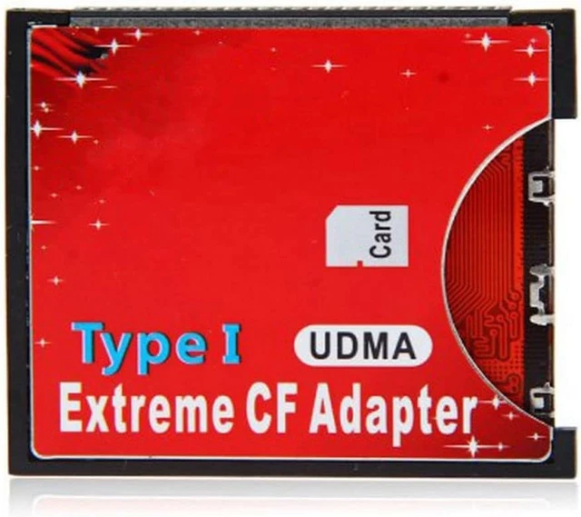 COMPACT SD CARD to CF Type I Adapter – UDMA Support & Multi-Device ...
