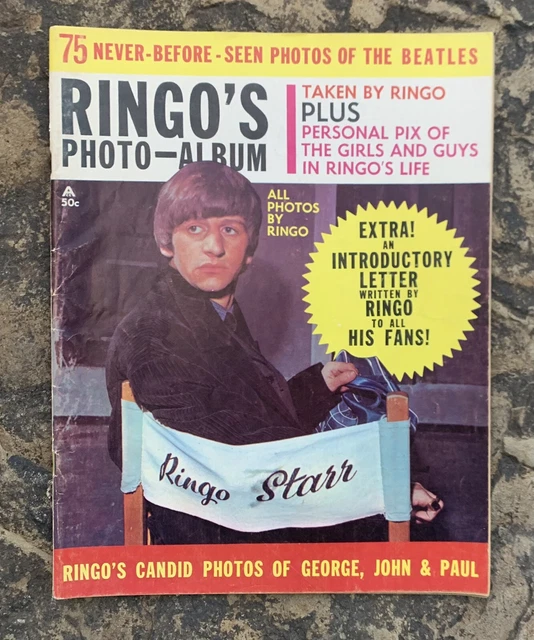 BEATLES RINGO’S PHOTO Album Magazine. Ringo Starr. £19.74 - PicClick UK