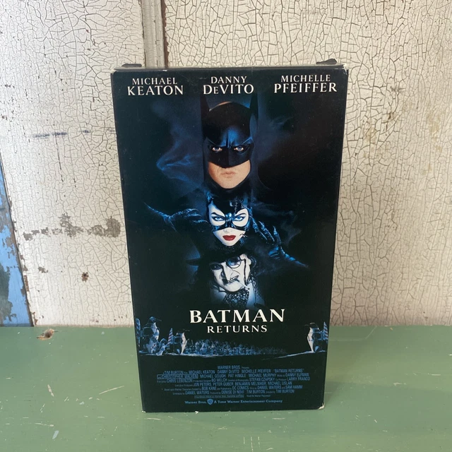 BATMAN RETURNS VHS testato Michael Keaton Danny Devito Tim Burton ...