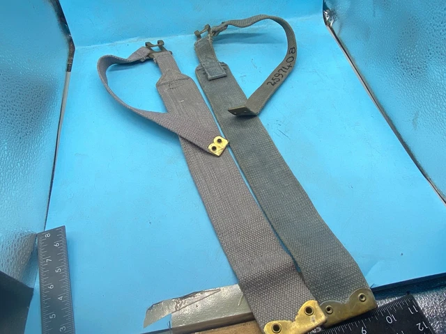 ORIGINAL PAIR OF WW2 British Royal Air Force 37 Pattern RAF Blue Canvas ...