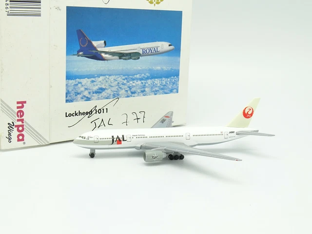 HERPA AEREO AIRLINES 1/500 - Boeing 777 Giapponese Jal EUR 42,12 - PicClick IT