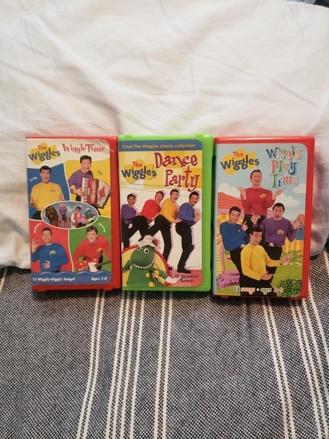 The Wiggles Vhs Lot Of 3 Wiggles Play Time Wiggle Time Dance Party £