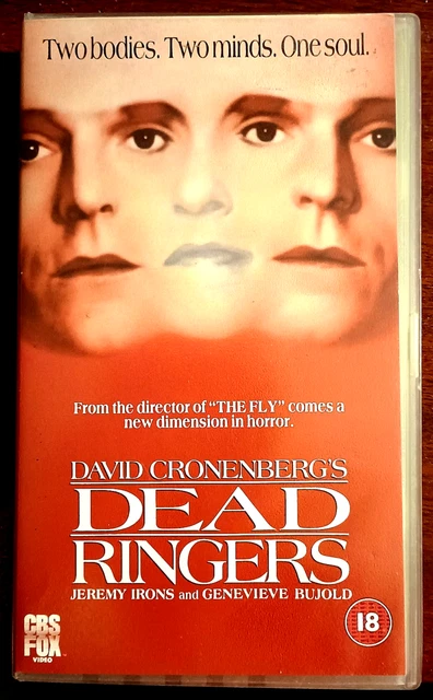 DEAD RINGERS - David Cronenberg - VHS Videocassette (PAL) - Good condition £5.92 - PicClick UK