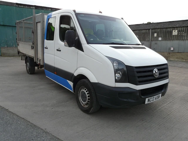 VW CRAFTER CR35 STARTLINE 2.0 TDI 141 bhp CREW CAB TIPPER 7 SEATER £ ...