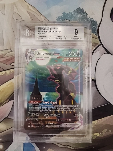 POKEMON BGS 9.0 Umbreon Vmax Alternate Alt Art 215/203 Evolving Skies $1,400.00 - PicClick AU