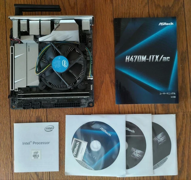 ASROCK H470M-ITX/AX MOTHERBOARD Intel I5-10400 16GB DDR4 RAM Used £459. ...