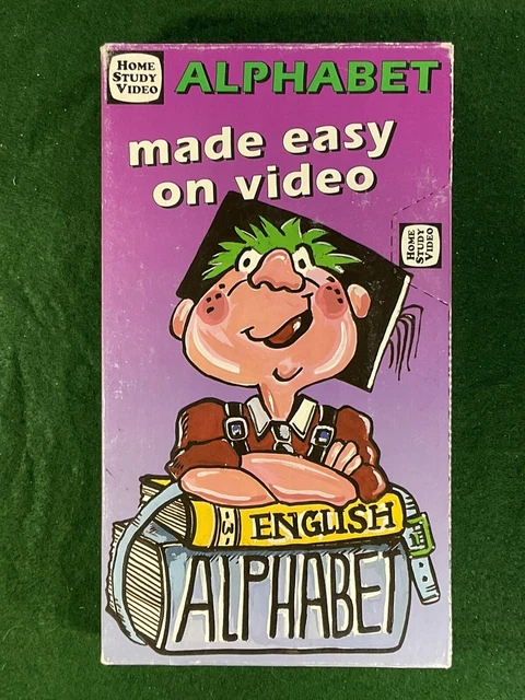 ALPHABET MADE EASY on video HOME STUDY VIDEO A ENGLISH VHS Video £3.00 ...
