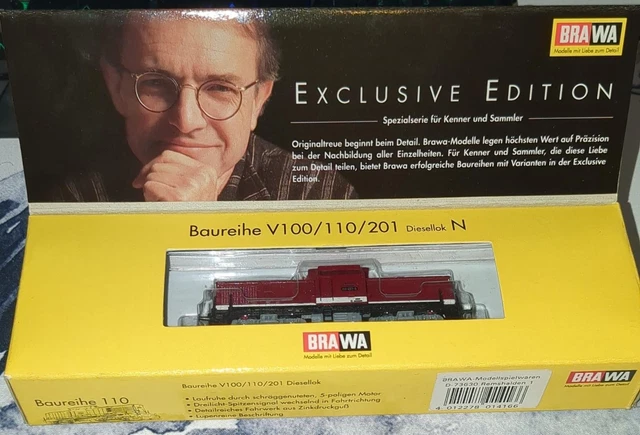 BRAWA DIESELLOK V100/BR110/201 - Spur N - Exclusive Edition - OVP - EUR ...