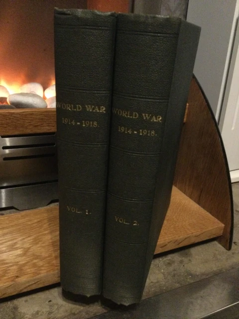 WORLD WAR 1914-1918 A PICTURED HISTORY, WWI MAGAZINE Bound In 2 Vols - Hammerton £25.00 ...