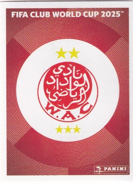 PANINI 2025 FIFA Club World Cup 25 Sticker No. 425 Wydad AC Logo £1.20 ...