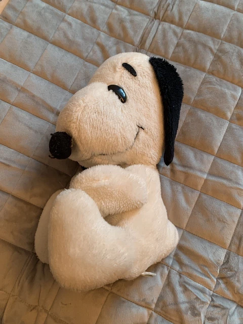 VINTAGE LARGE SNOOPY plush toy peanuts collectable 1970s £14.99 ...