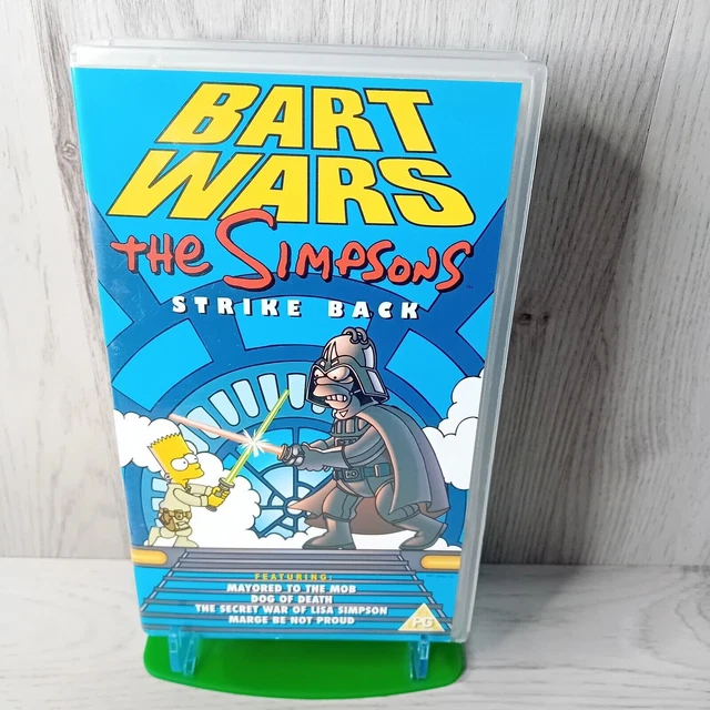 BART WARS THE Simpsons Vhs Tape - Rare Retro Kids Tv Show £10.34 ...
