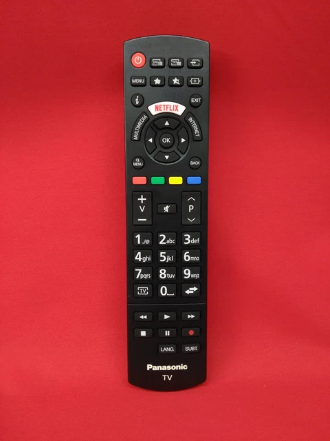 ORIGINAL PANASONIC TV Remote Control // TV Model: TX-48DS352E £51.70 ...