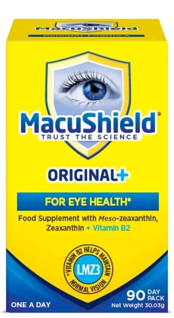MACUSHIELD ORIGINAL PLUS Capsules - 90 Day Pack, Eye Health Food ...