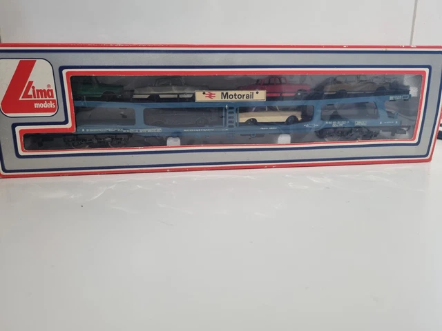 LIMA OO GAUGE Motorail Car Transporter (with 6 cars) £11.11 - PicClick UK