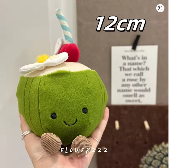 LEMONADE COCONUT PLUSHIES Very Soft Plush Toy Cartoon Decor Xmas Gifts ...