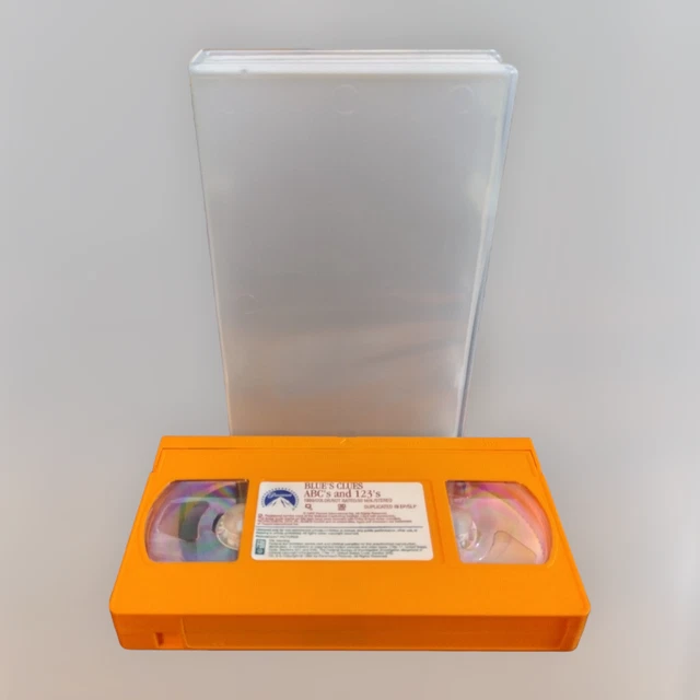 BLUE’S CLUES ABC'S and 123's VHS Video Tape 1999 Nick Jr. Tape Only £3. ...