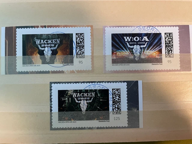 BUND SATZ AUS 2025 gest. Wacken. EUR 6,00 - PicClick DE