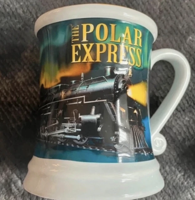 THE POLAR EXPRESS Train Official Warner Brothers Polar Express Tankard ...