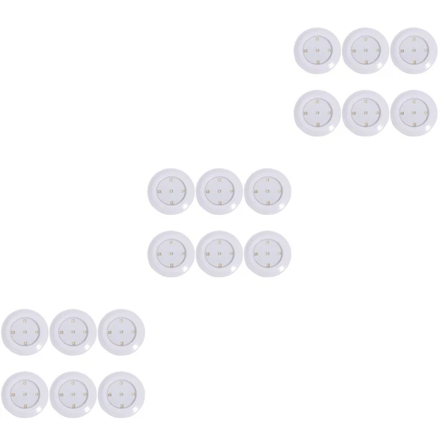 18 PCS DIMMABLE Wireless Cabinet Night Light LED Wireless Remote Pat ...