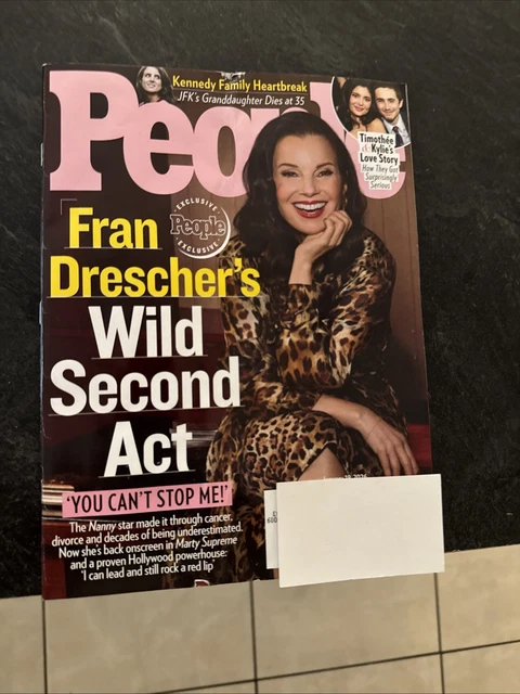 PEOPLE MAGAZINE JANUARY 19th 2026 Fran Drescher Cover Label Cut Out £6. ...