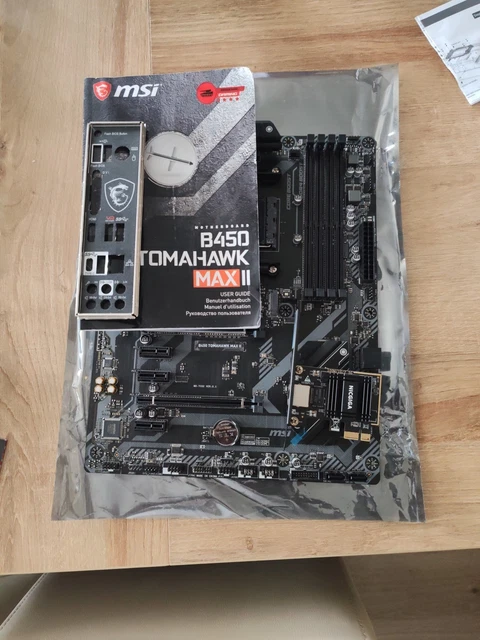 MSI B450 TOMAHAWK Max 2 Motherboard With Free 2.5G Network PCIe Card £94.31 - PicClick UK