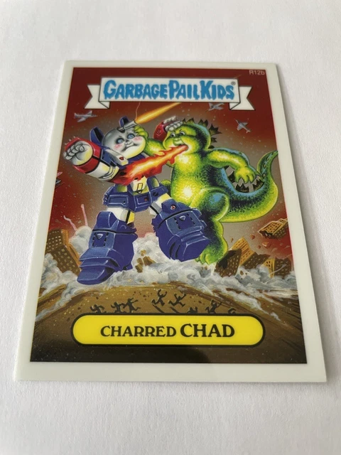 CARTE GARBAGE PAIL Kids TOPPS Les Crados GPK 2014 Chrome CHARRED CHAD ...